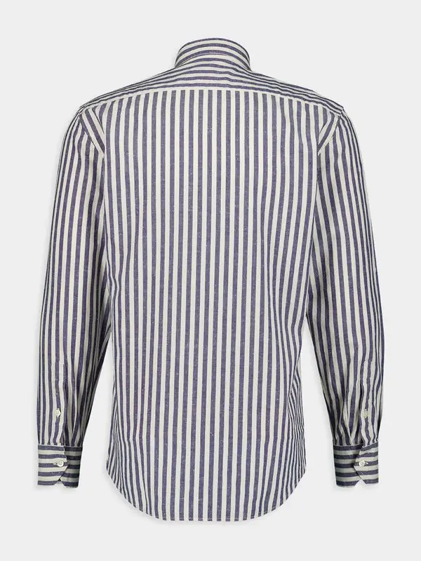 Frescobol Carioca Emilio Striped Cotton Shirt