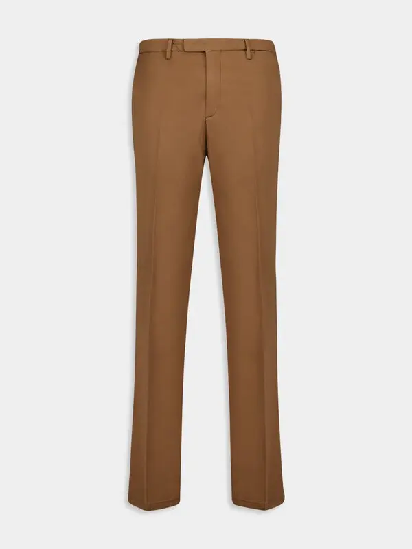Boglioli Cotton Trousers - Beige