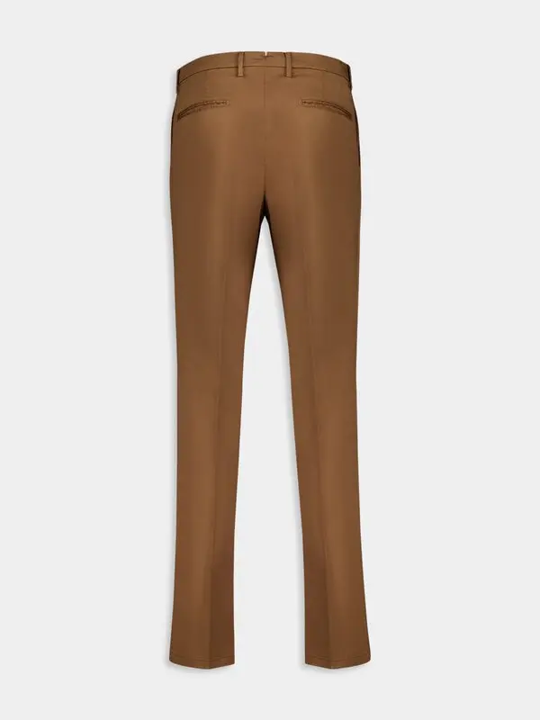 Boglioli Cotton Trousers - Beige