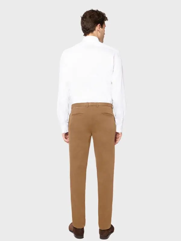 Boglioli Cotton Trousers - Beige