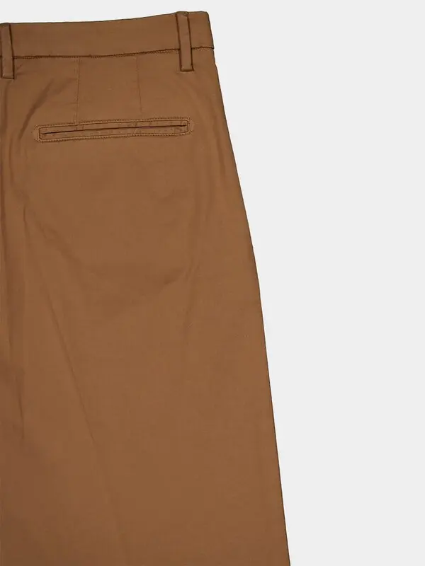 Boglioli Cotton Trousers - Beige