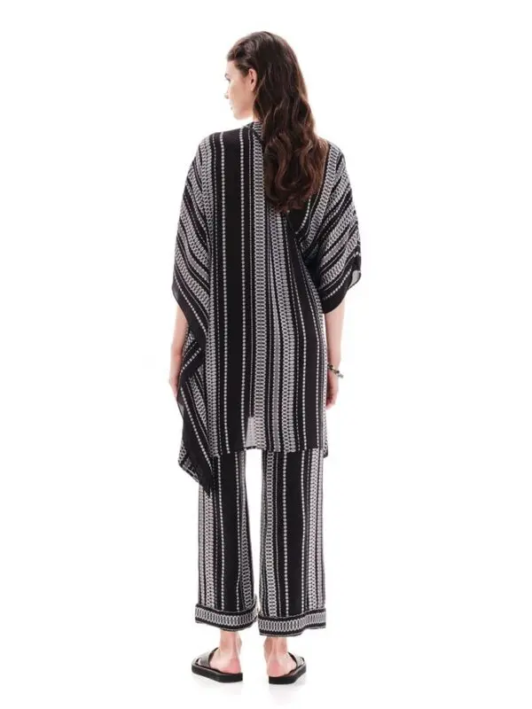 Zeus+dione Anemone Striped Silk Kaftan