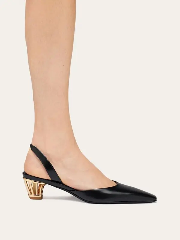 FERRAGAMO Cage Heel Slingback