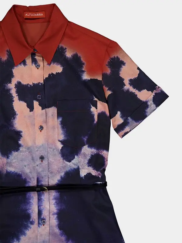 Altuzarra Kiera Midi Shirt Dress - Multicolour