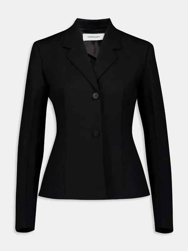 FERRAGAMO Cut-out Wool Blazer
