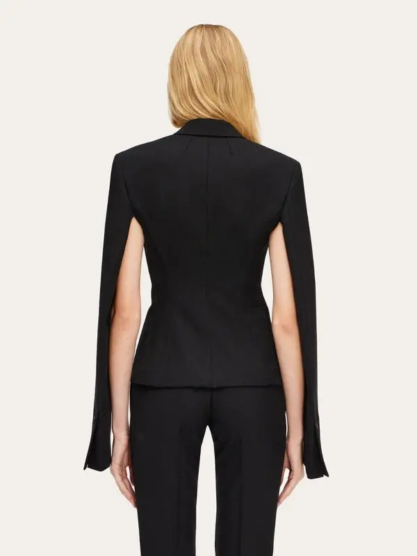 FERRAGAMO Cut-out Wool Blazer