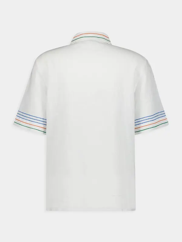 Casablanca Le Fil De La Musique Linen Shirt