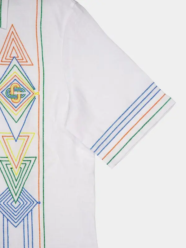 Casablanca Le Fil De La Musique Linen Shirt