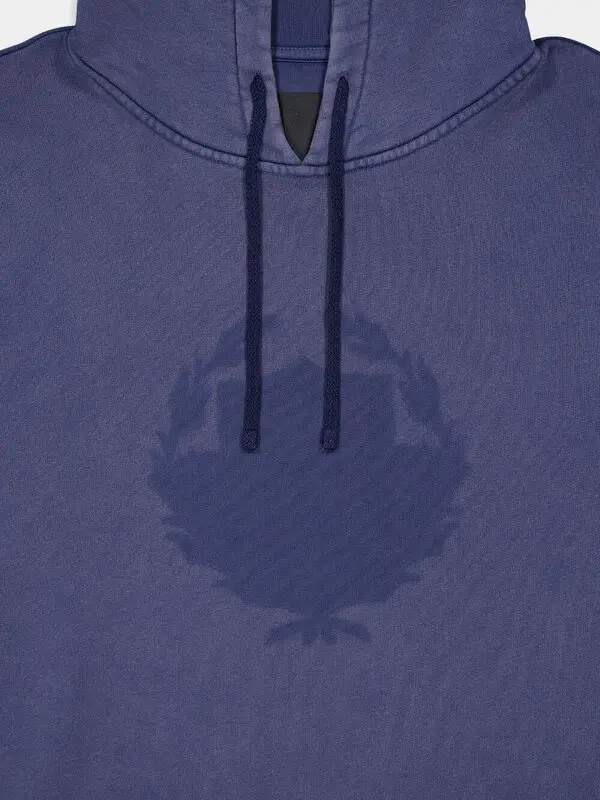 Givenchy Shadow Oversized Hoodie - Blue