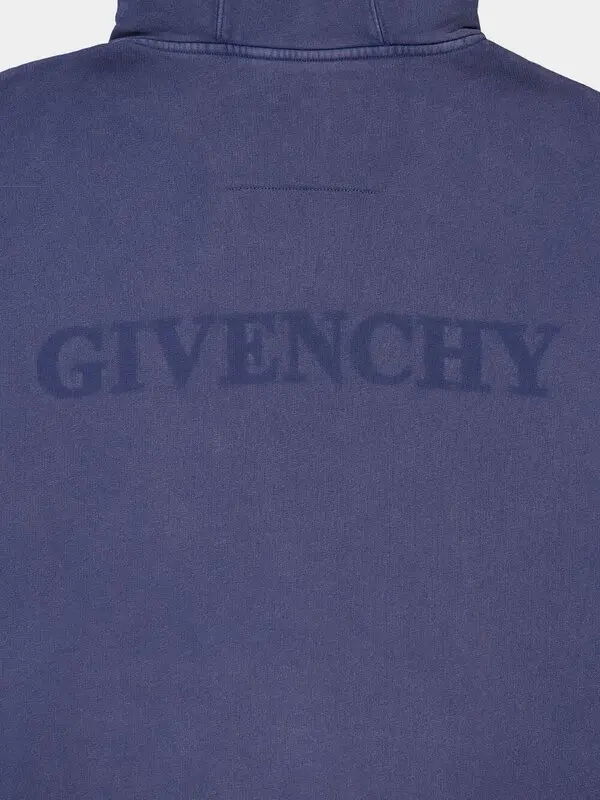 Givenchy Shadow Oversized Hoodie - Blue