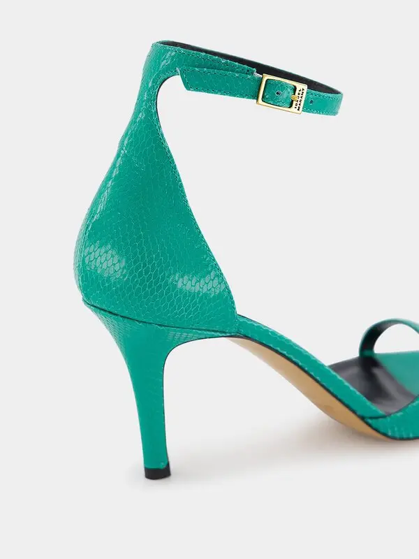 Isabel Marant Étoile Ailisa Leather Sandals - Green