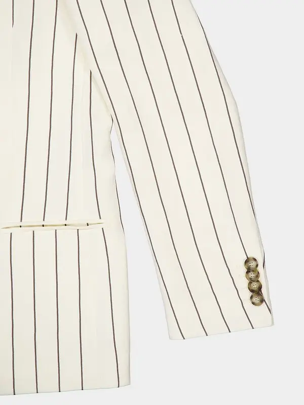 Stella McCartney Striped Single-breasted Blazer