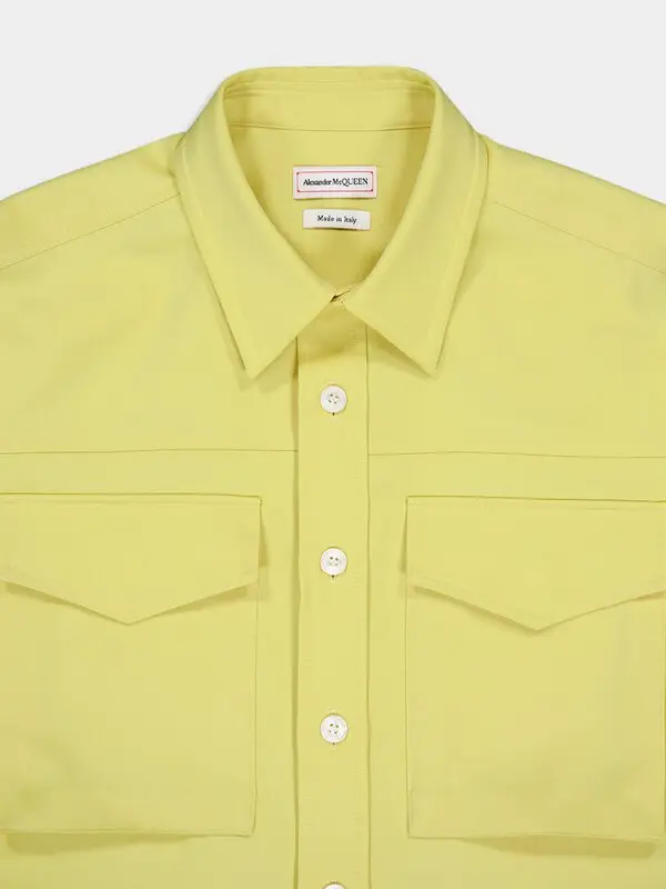 Alexander McQueen Wool Military Shirt