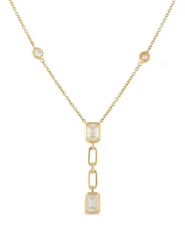 LB EXCLUSIVE 18k Yellow Diamond Necklace - Gold