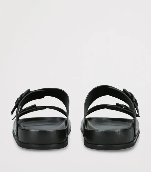 Ami Leather Double Buckle Sandals
