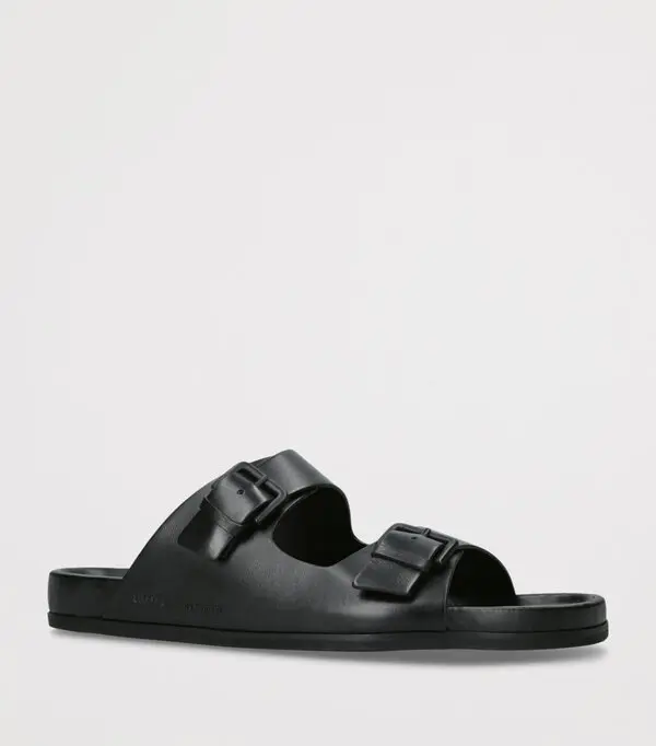 Ami Leather Double Buckle Sandals