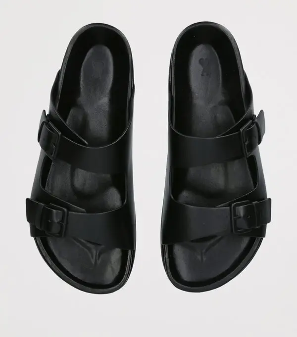 Ami Leather Double Buckle Sandals