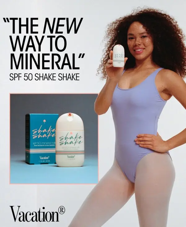 VACATION Mineral Milk Shake Shake Spf 50 Sunscreen