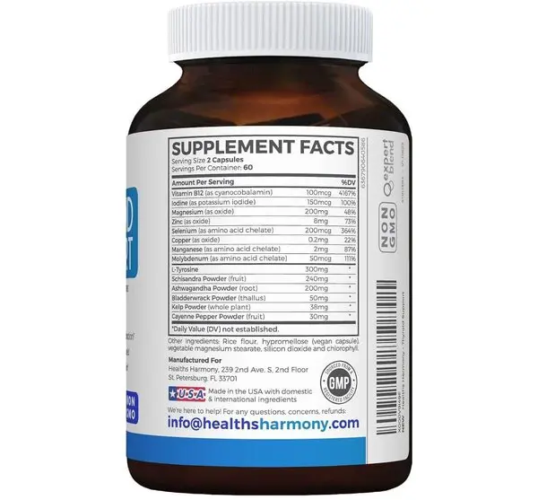 HEALTHS HARMONY Thyroid Support Capsules