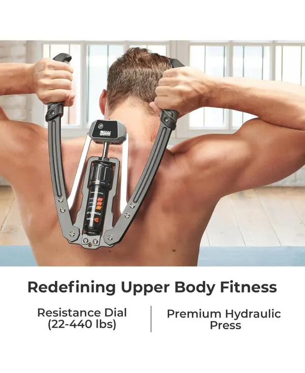 LIFEPRO Adjustable Hydraulic Power Twister Arm & Chest Exerciser For Strength Training