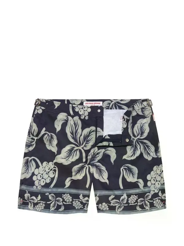 Orlebar Brown Bulldog Floral-print Swim Shorts - Blue