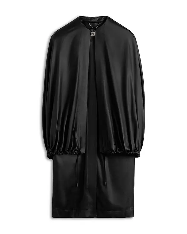 TOTEME Detachable Cape Evening Coat - Black