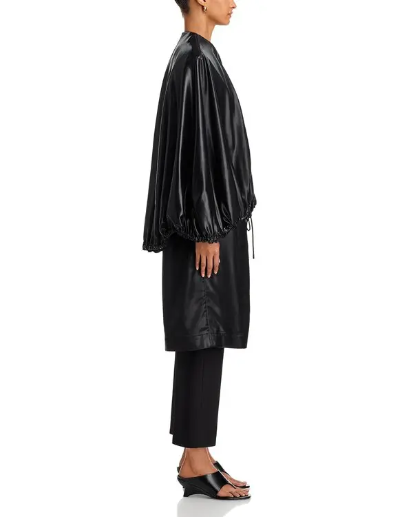 TOTEME Detachable Cape Evening Coat - Black