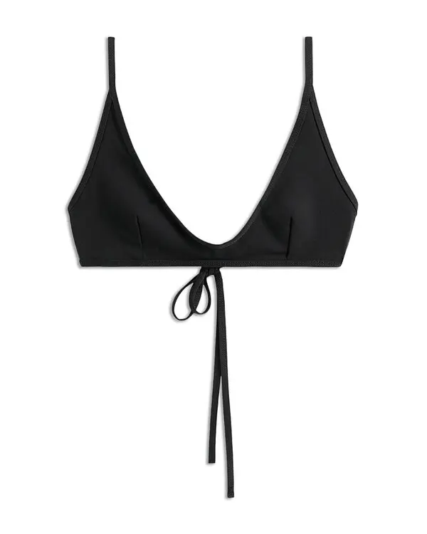 TOTEME Scoop Bikini Top - Black