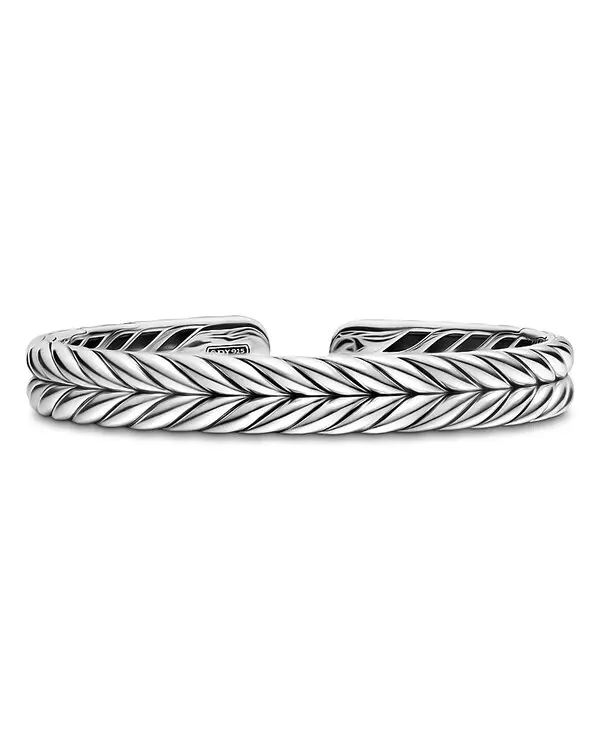 David Yurman Chevron Flex Bracelet - Silver