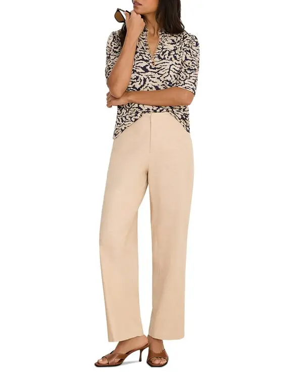 NIC+ZOE Contrast Swirl Top