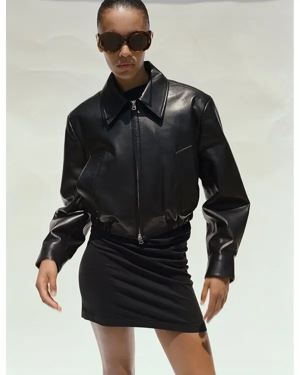 AGOLDE Beth Asymmetric Dress - Black