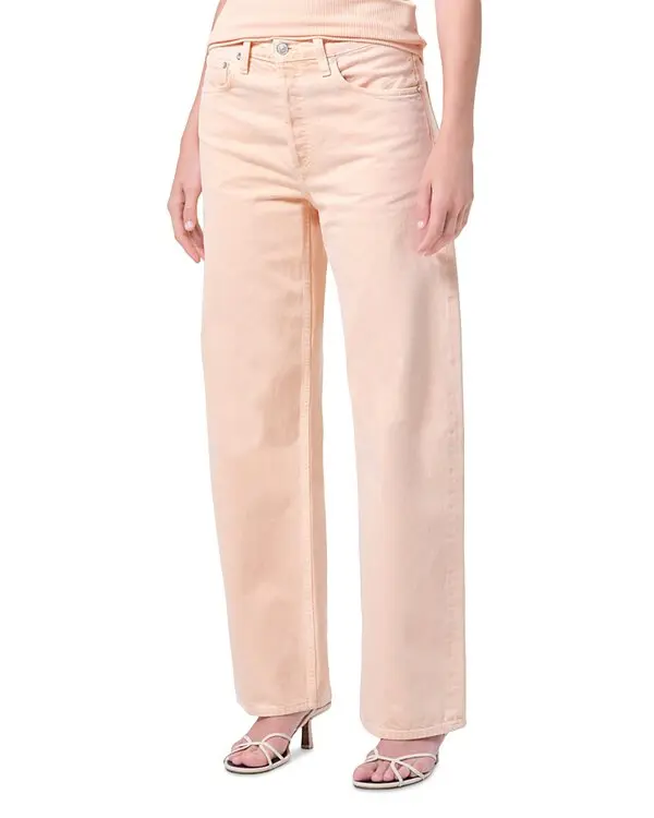 AGOLDE Arc Mid-rise Wide-leg Jeans - Sun Filter