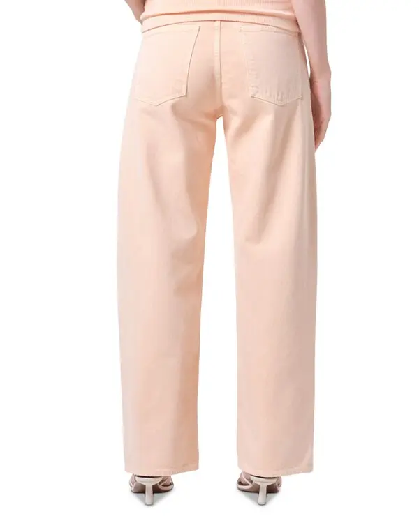 AGOLDE Arc Mid-rise Wide-leg Jeans - Sun Filter