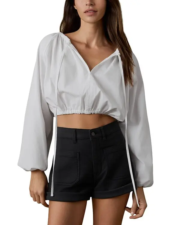 Faherty Brand Coastal Poplin Nera Top