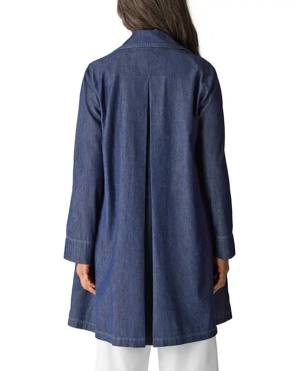 Eileen Fisher Double Breasted Trench Coat