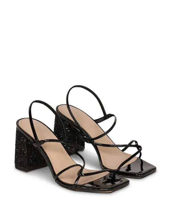 Sandro Faye Strappy Sandals - Black