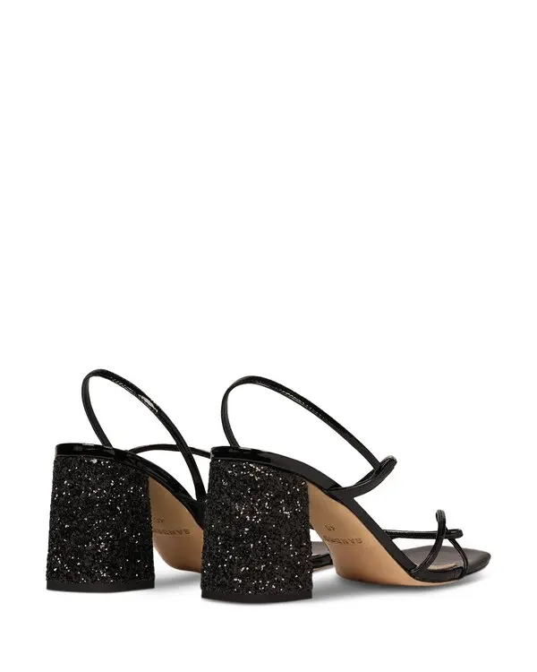 Sandro Faye Strappy Sandals - Black