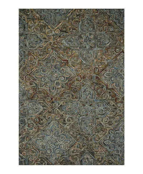 LOLOI Victoria Vk-21 Area Rug 2'3x3'9 - Charcoal/multi