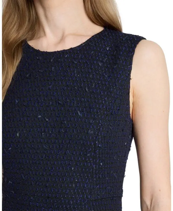 Santorelli Britta Midi Sheath Dress In Luxury Tweed