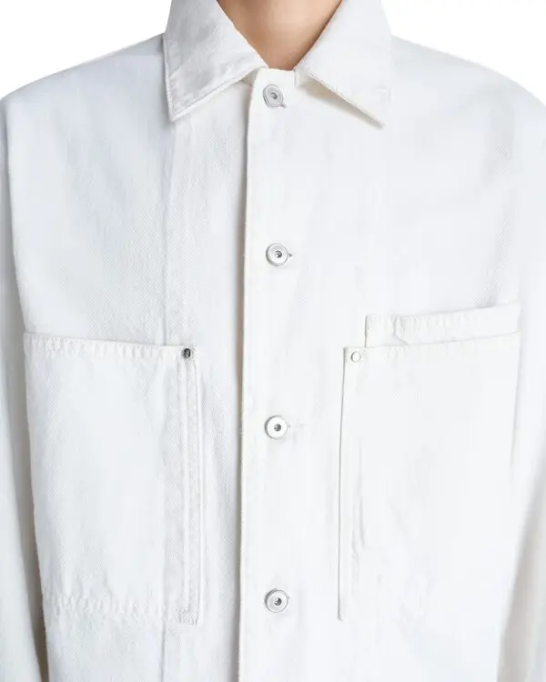 LEMAIRE Workwear Overshirt - Milk