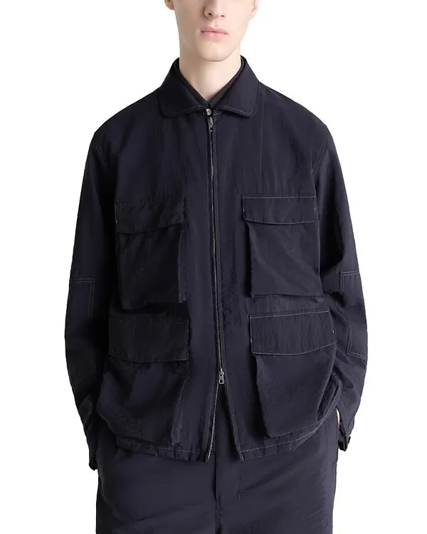 LEMAIRE 3d Pocket Jacket - Squid Ink
