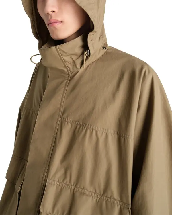 LEMAIRE Short Rain Parka - Khaki