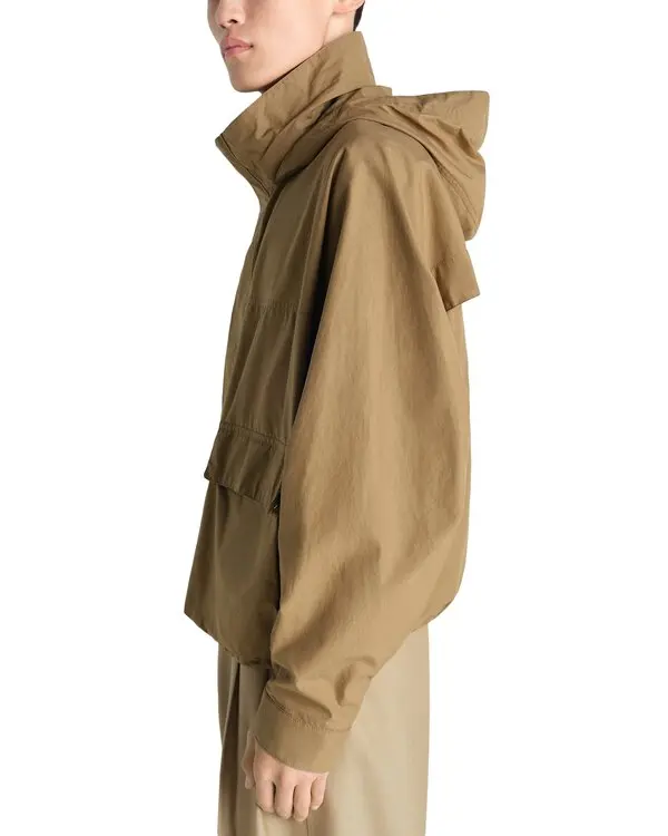 LEMAIRE Short Rain Parka - Khaki