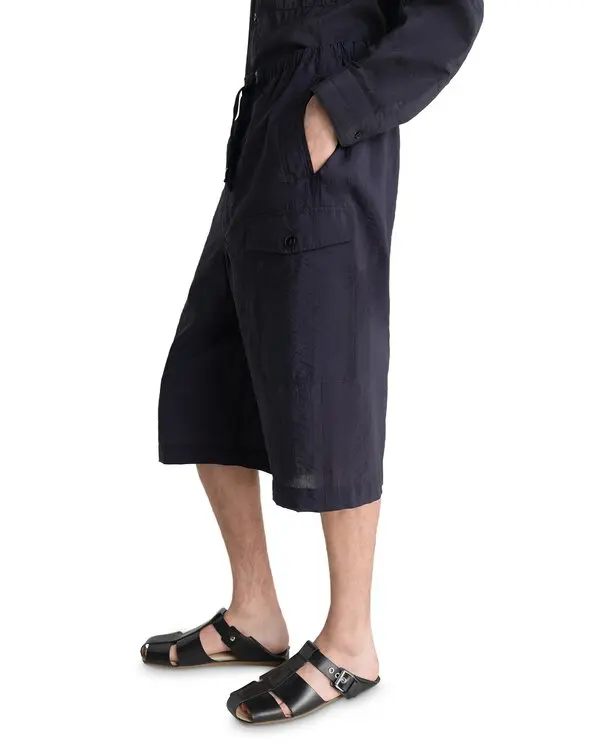 LEMAIRE Cargo Easy Shorts - Squid Ink