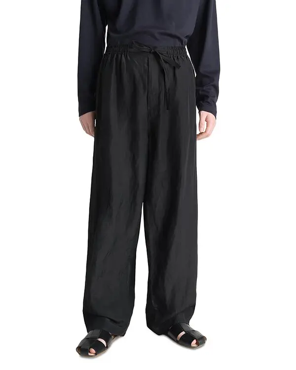 LEMAIRE Pyjama Pants - Black