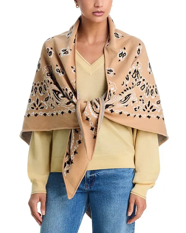 The Great. Big Bandana Scarf - Camel