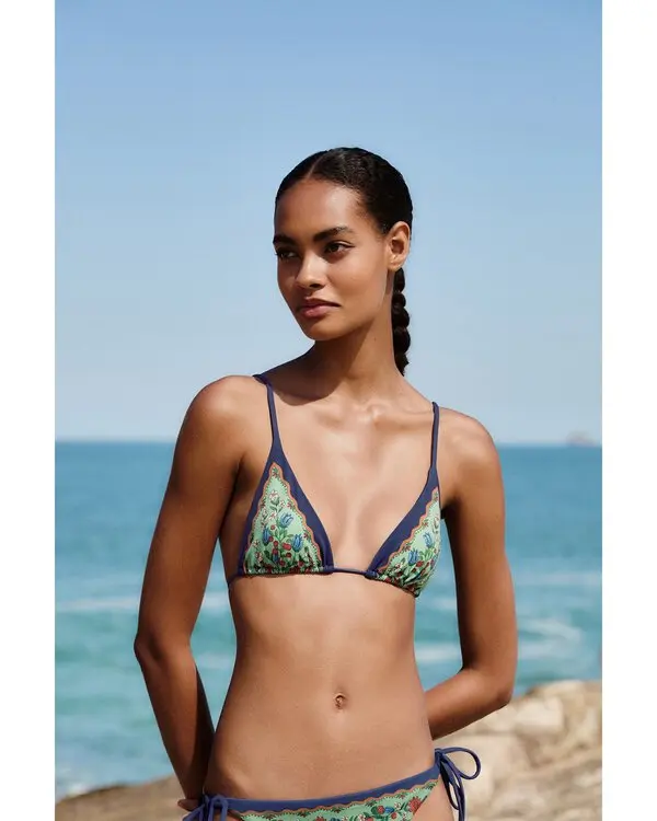 Farm Rio Fruit Beauty Triangle Bikini Top