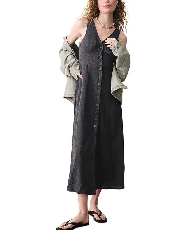 Marine Layer Camila Maxi Dress - Black