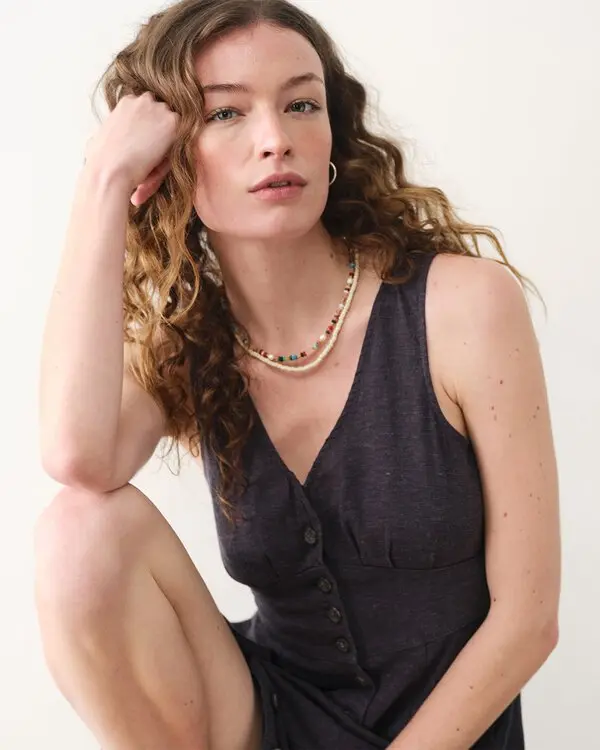 Marine Layer Camila Maxi Dress - Black