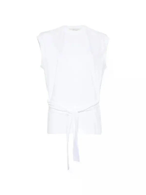 TELA Tied-waist T-shirt